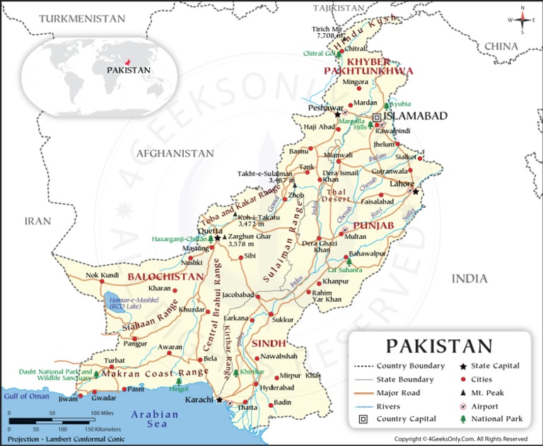 Pakistan Map | PDF