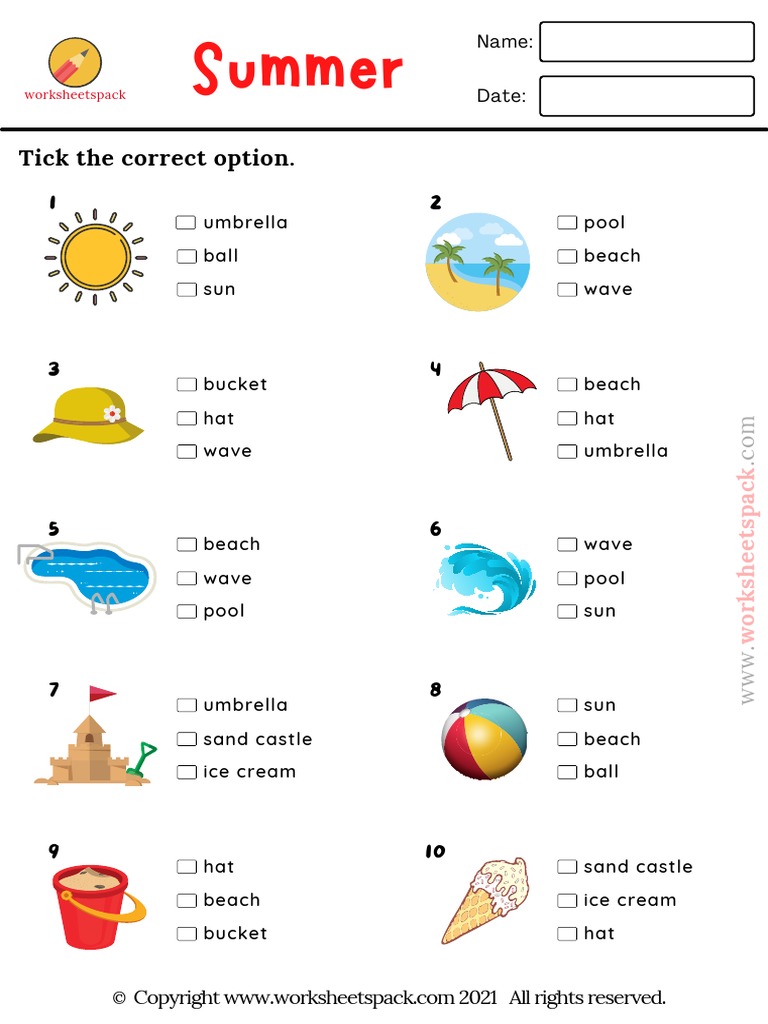 Summer Picture Quiz | PDF
