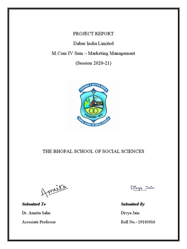 Project On Marketing Divya Jain | PDF | Sales | Pricing