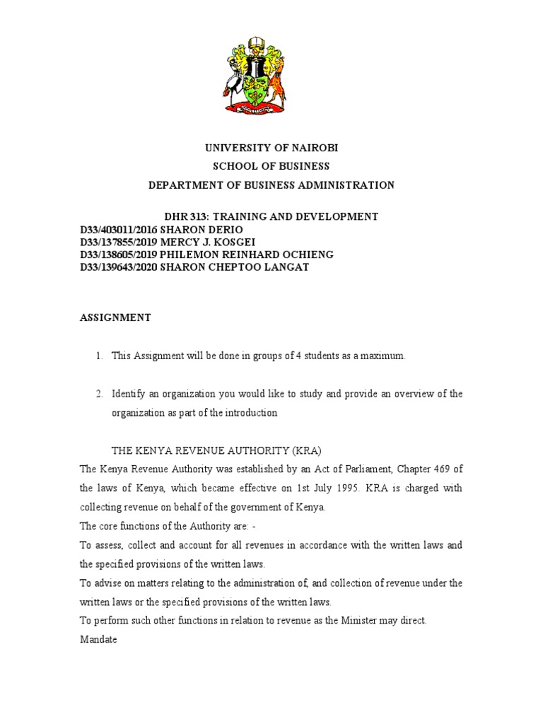 DHR 313 Group 4 Assignment | PDF | Employee Retention | Learning