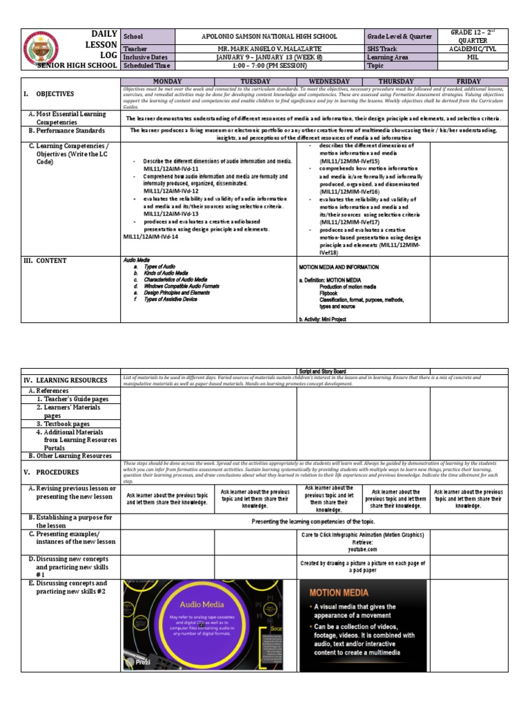 Mil DLL Week 8 | PDF | Learning | Educational Assessment