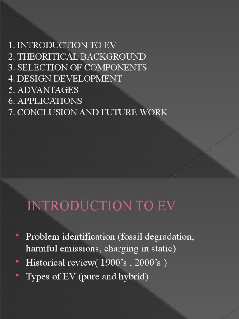 Self-Charging EV Car Development | PDF | Technology & Engineering
