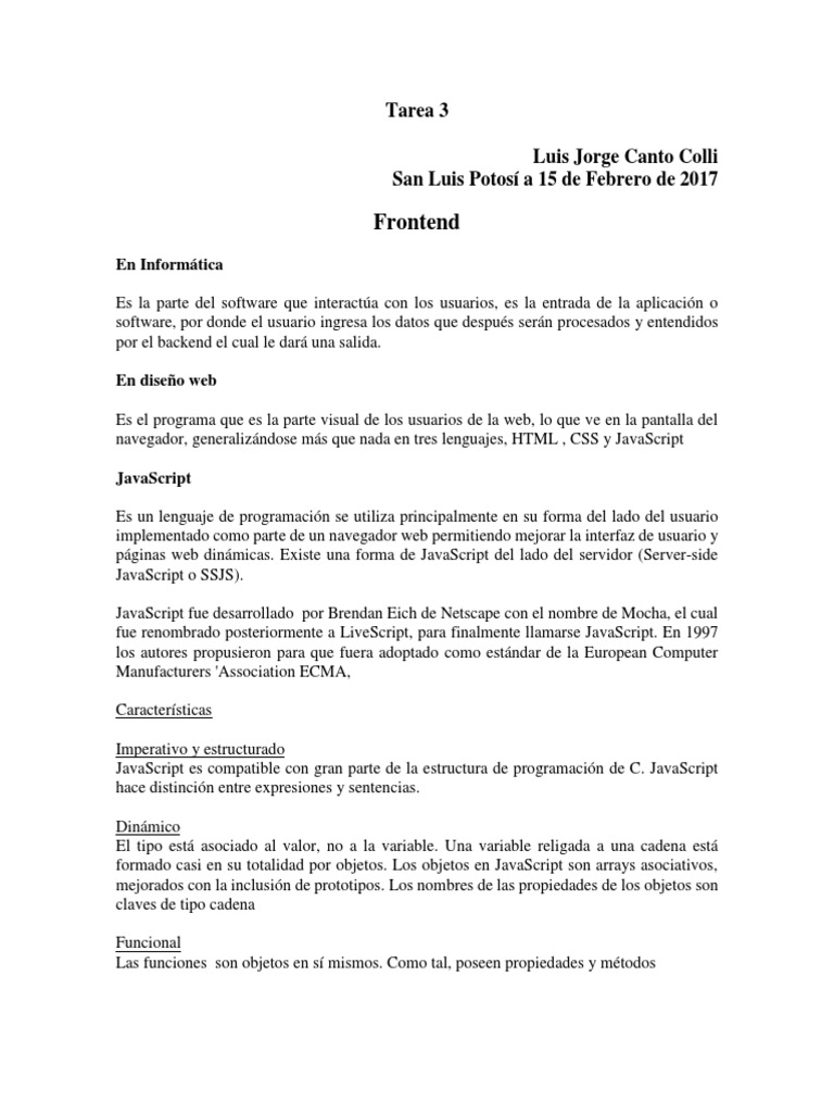 Tarea 3 | PDF | Script Java | HTML