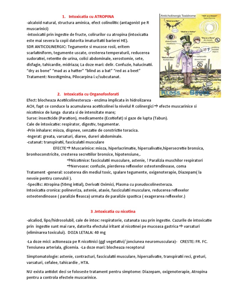 Intoxicatii Farmaco | PDF