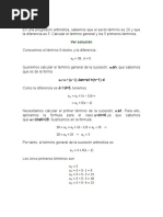 Fórmulas del Término N-ésimo | PDF | Secuencia | Función (Matemáticas)