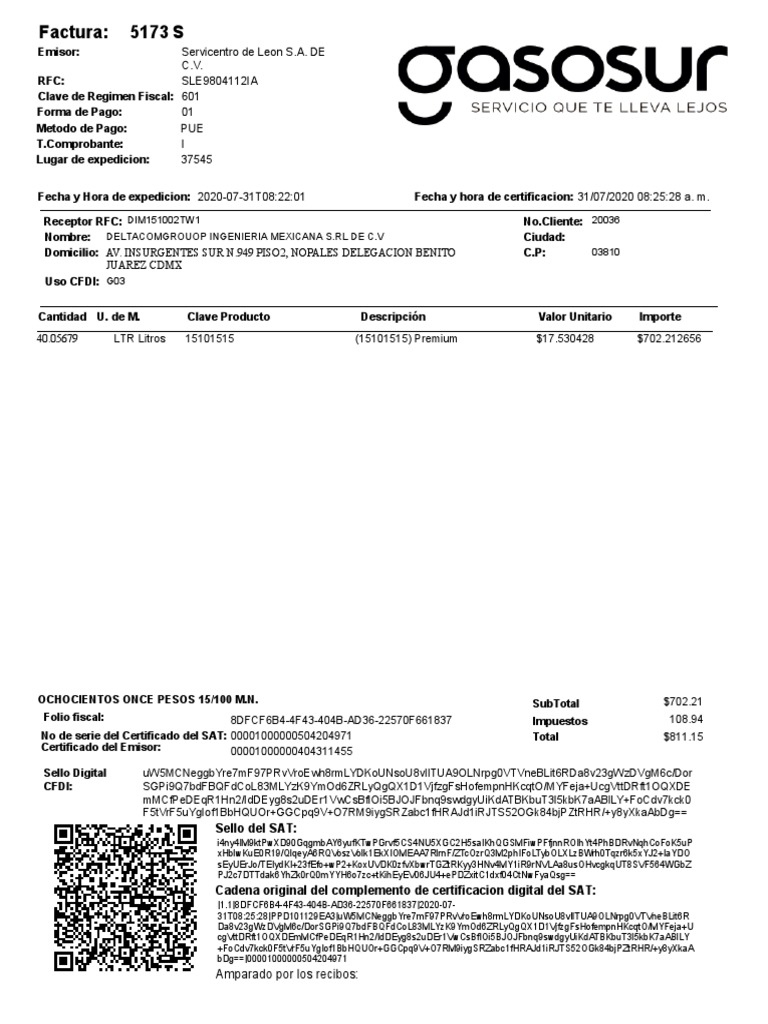 GASOLINA | PDF | Contabilidad