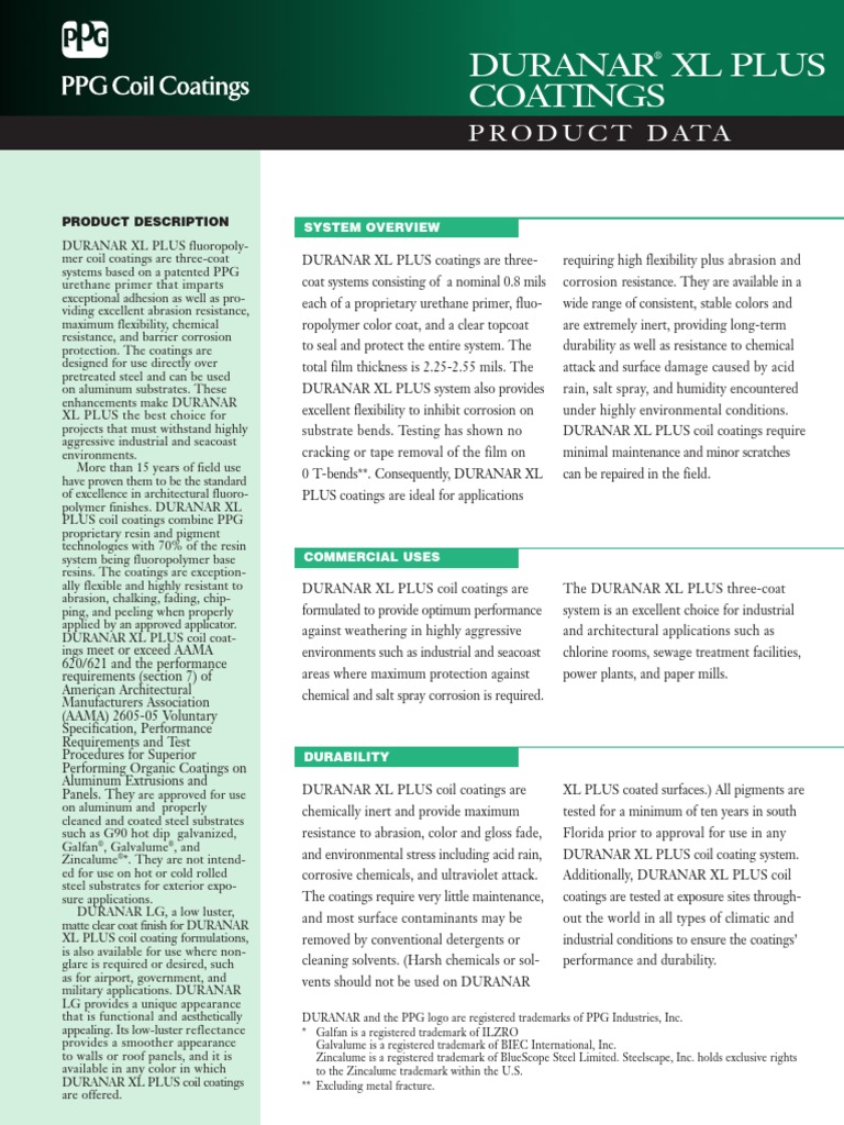 Duranar XLPlus | PDF