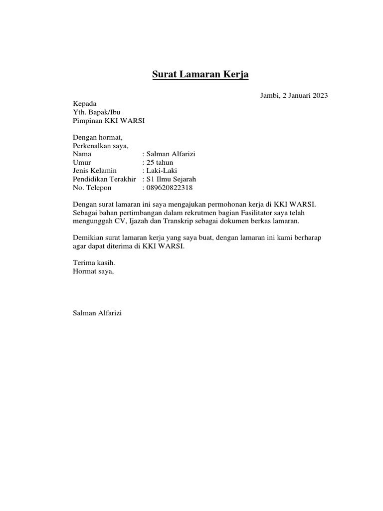 Berkas Muhammad Salman Alfarizi | PDF