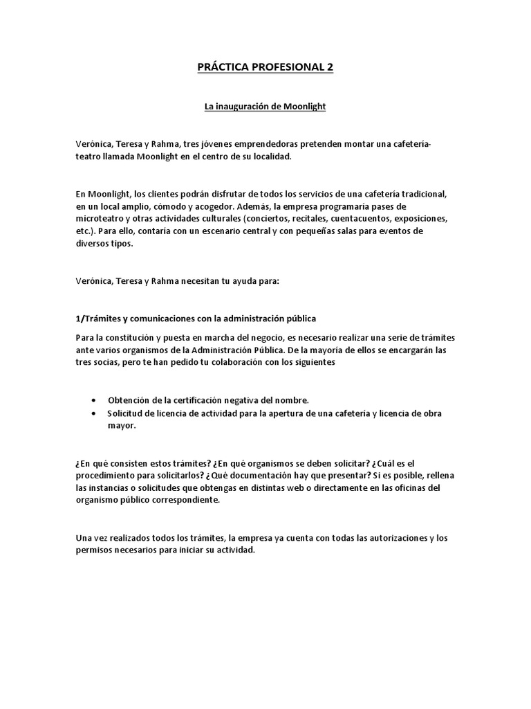 Práctica Profesional 2 | PDF
