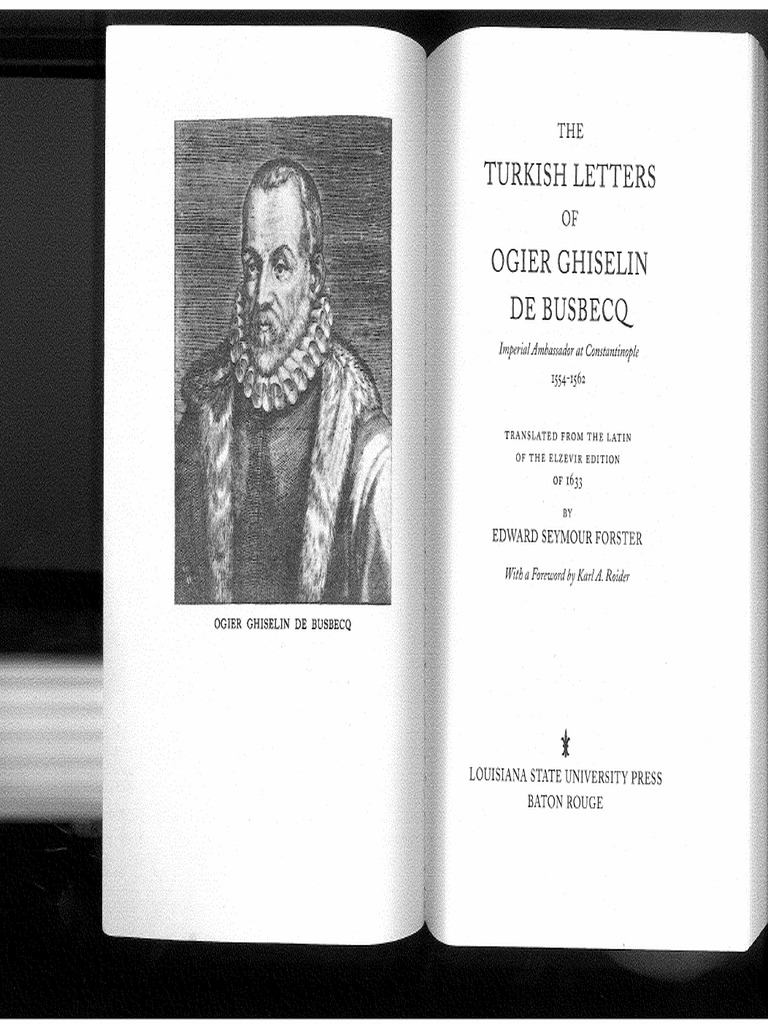 Busbecq, Turkish Letters 1 | PDF