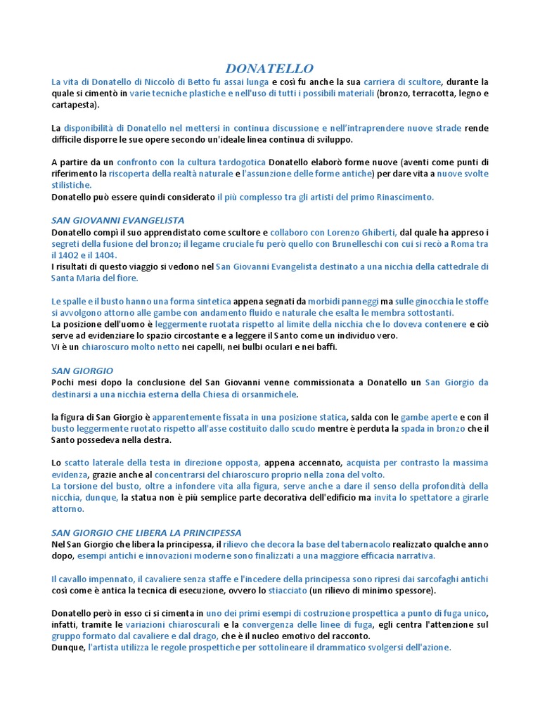 Donatello | PDF