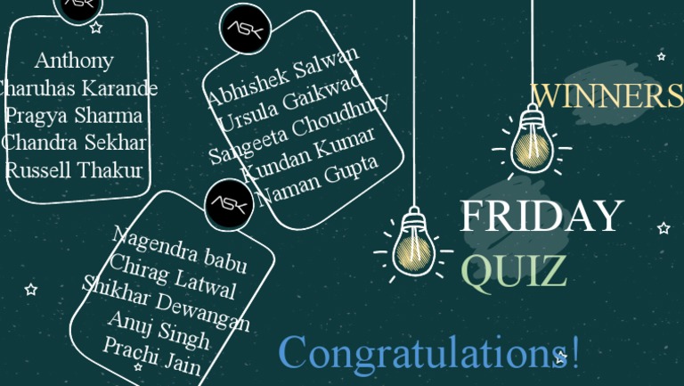 Friday Quiz | PDF