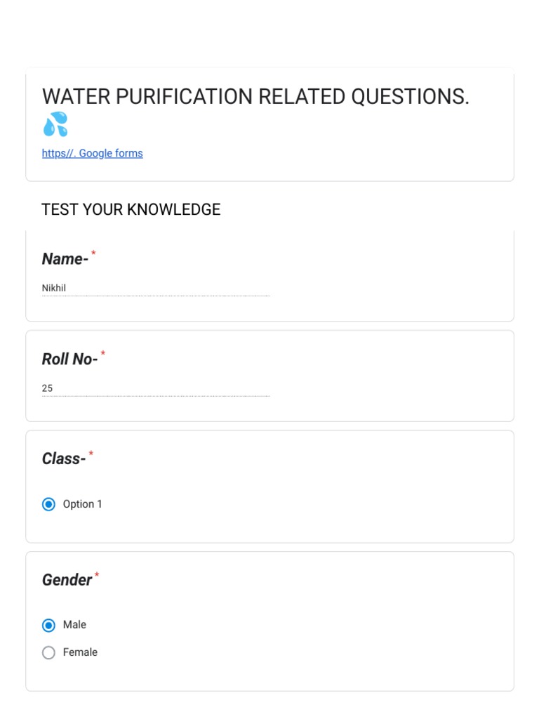 Water Purification Related Questions. ? | PDF | Water Purification | Water