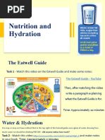Hydration Handout | PDF | Dehydration | Water