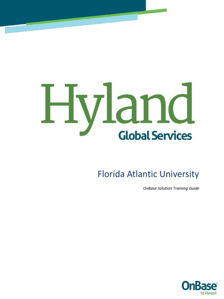 Onbase Training Guide Pdf Information Retrieval Computing