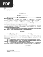 Model Nota de Fundamentare | PDF