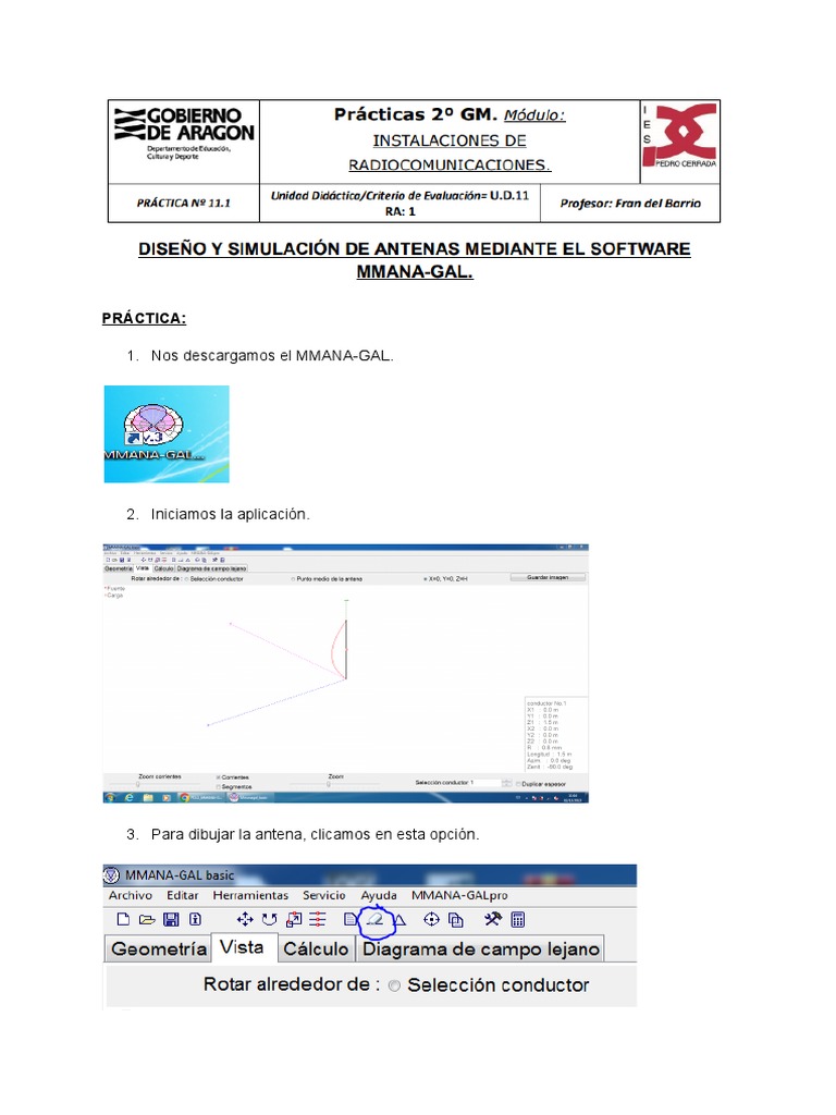 Guía de Uso de MMANA-GAL para Antenas | PDF
