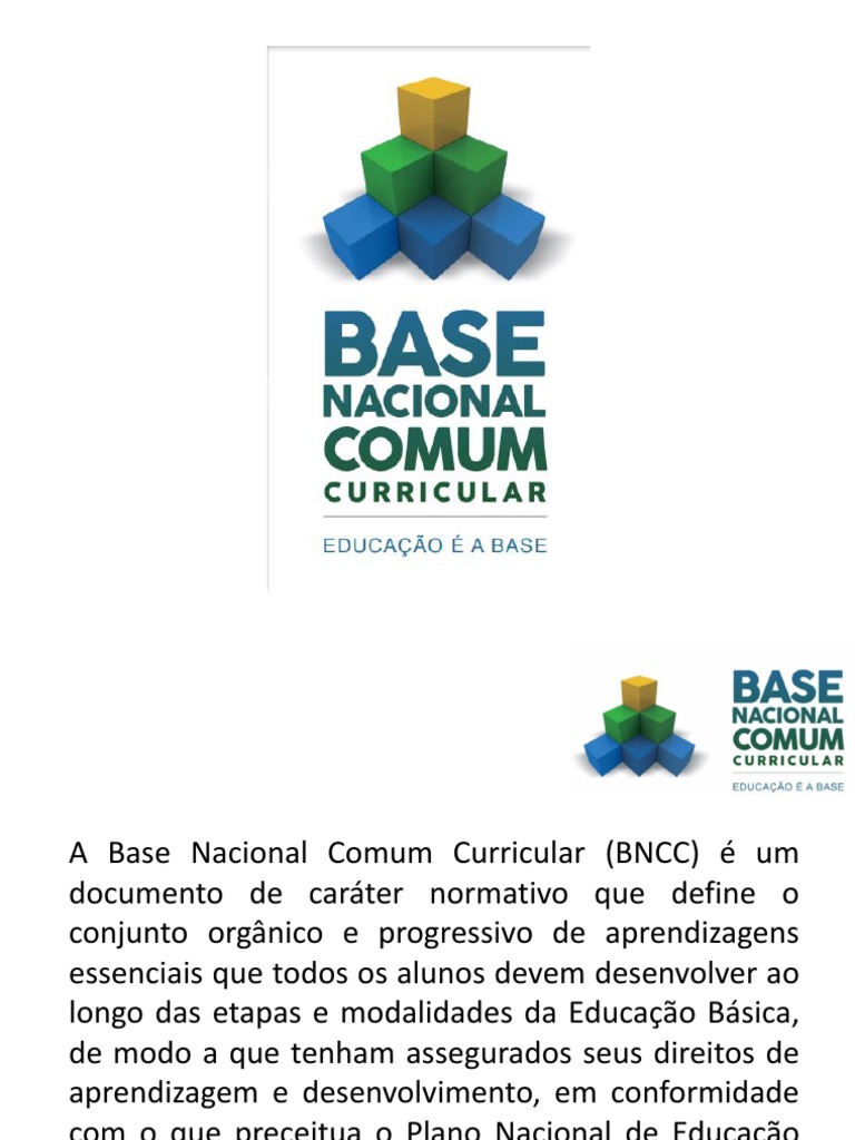 BNCC: Diretrizes para Educação Básica | PDF