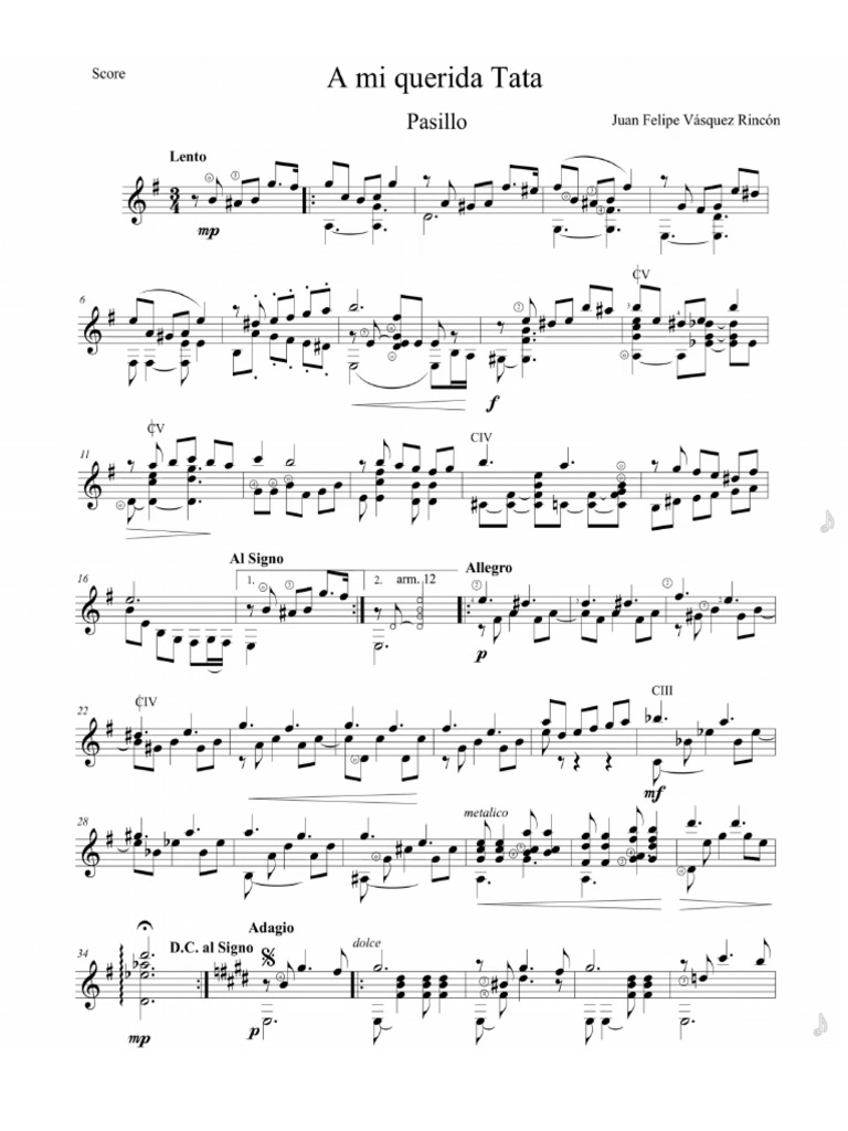 A Mi Querida Tata | PDF