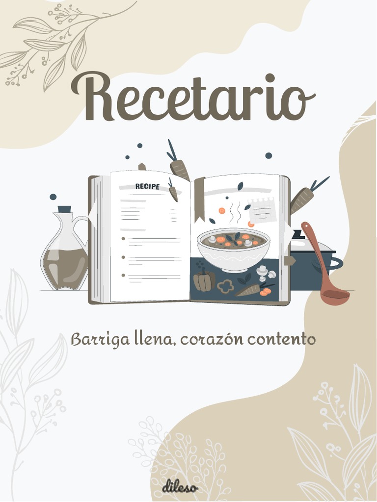 Recetario | PDF | Receta | Cocinando