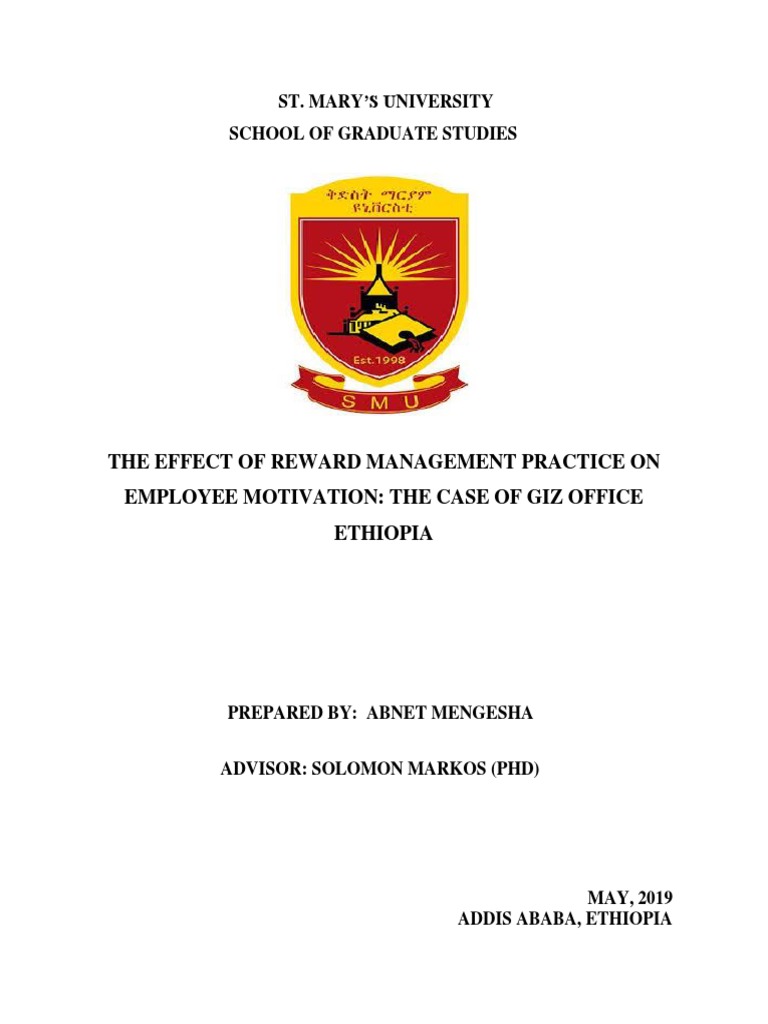 Final Thesis - Abnet Mengesha | PDF | Business | Economies