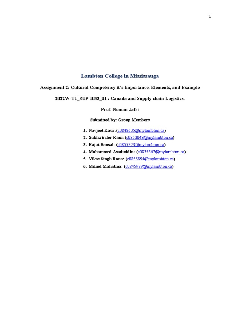 SUP 1033-Group-4-Assignment-2 | PDF
