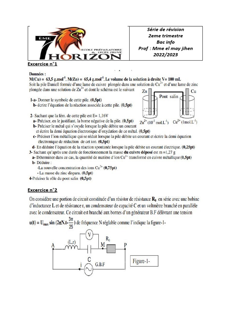 Revision Bac Info | PDF