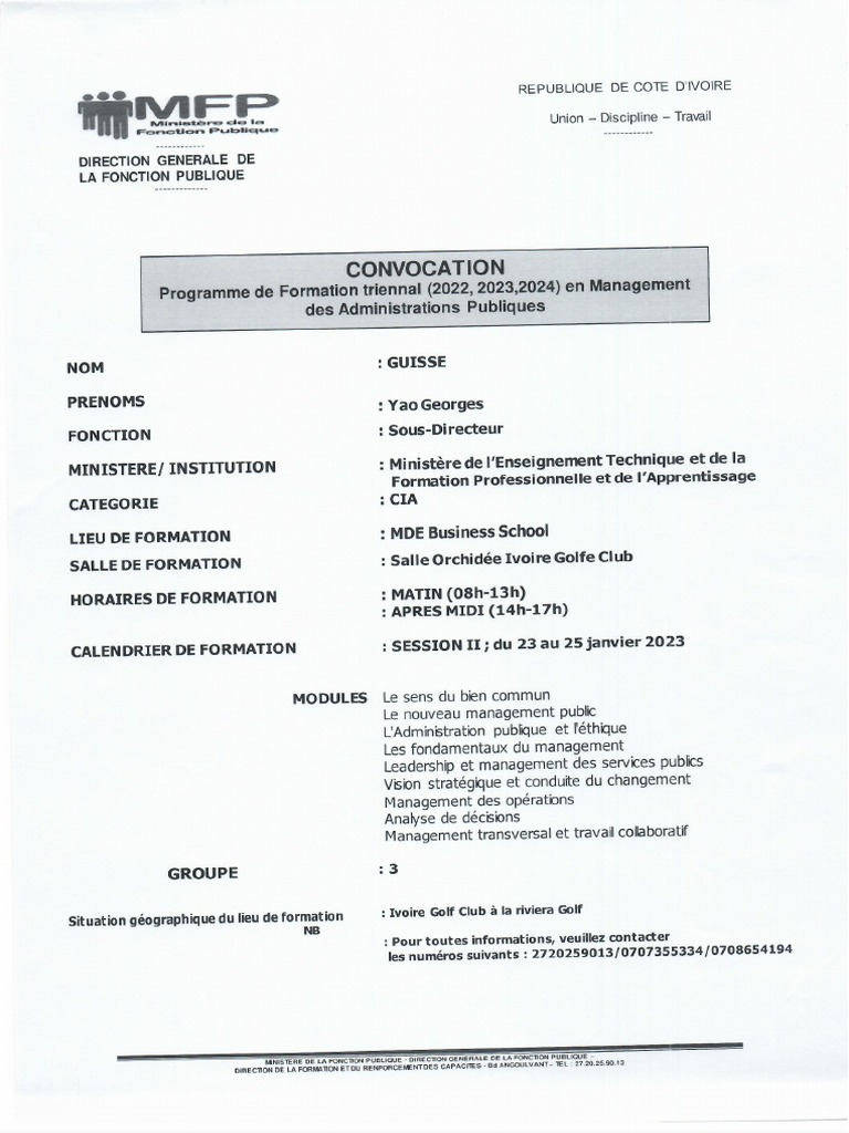 Scan Convocation | PDF