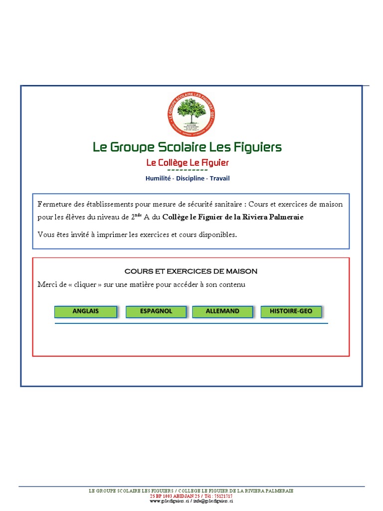 05 Cours Exo Niveau 2ndea | PDF