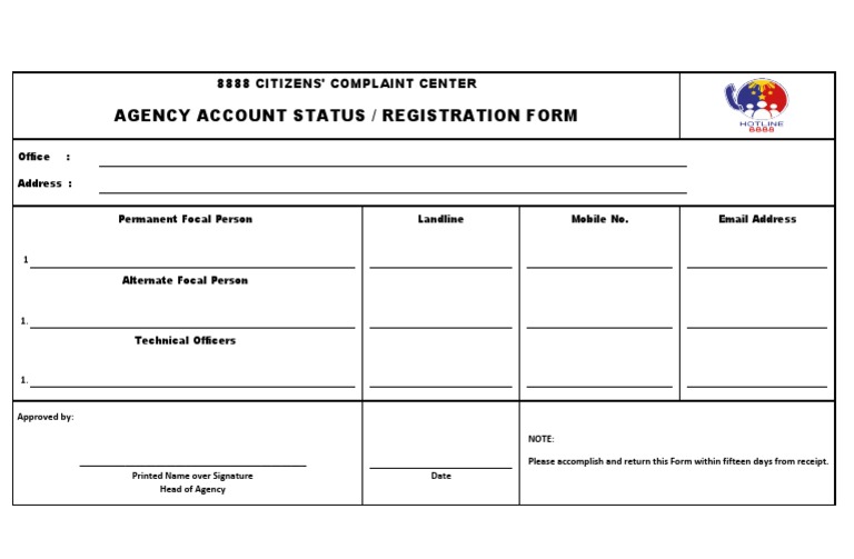 .8888 Registration Form | PDF