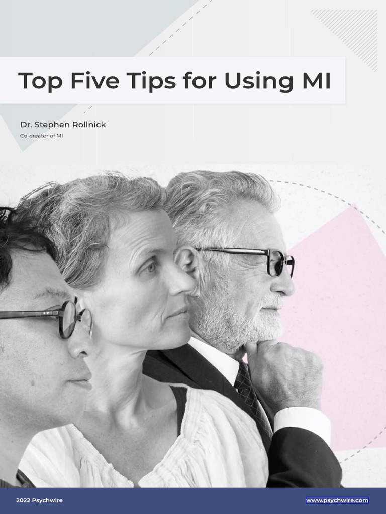 MI - Top 5 Tips of Using MI | PDF | Psychological Concepts | Psychology