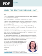 30-Day English Challenge: With Linguamarina | PDF | English Language ...