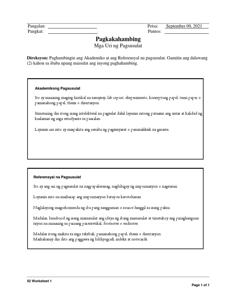 02 LMS Activity 1 - ARG | PDF