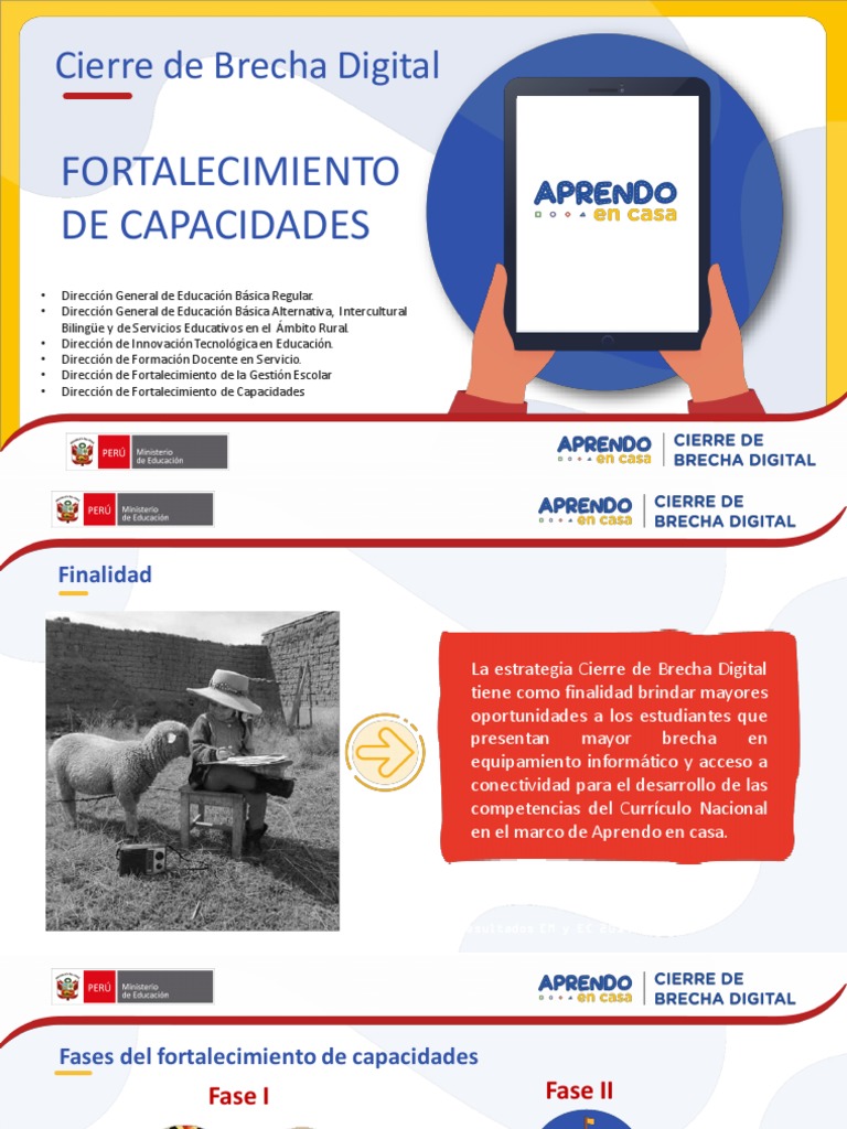 Cierre de Brecha Digital Fortalecimiento de Capacidades | PDF | Método ...