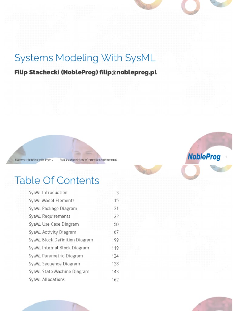Systems Modeling With SysML Pages | PDF