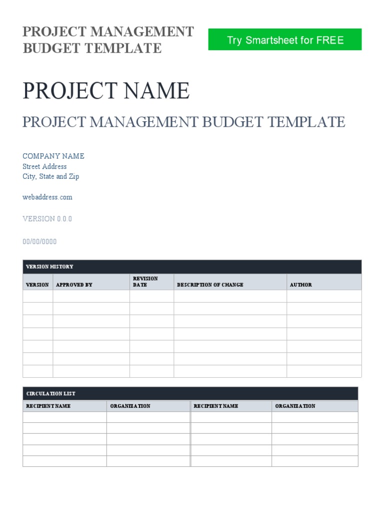IC Project Management Budget 11292 - WORD | PDF | Project Management ...