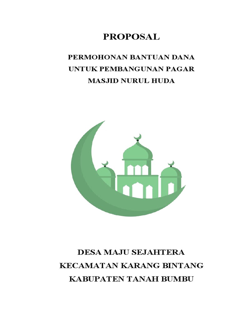 Proposal Masjid | PDF