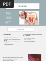 Tipos de Cemento Radicular: Acelular y Celular | PDF | Ramas de ...