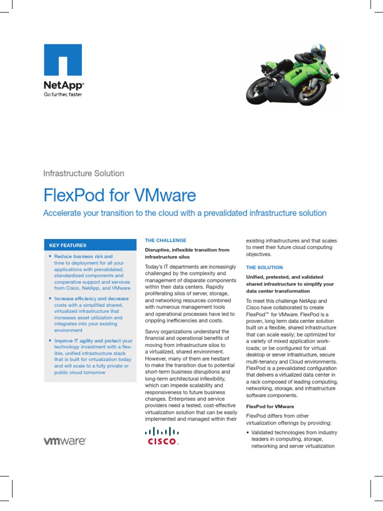 Flex Pod Solution Brief | PDF | Virtualization | Cloud Computing