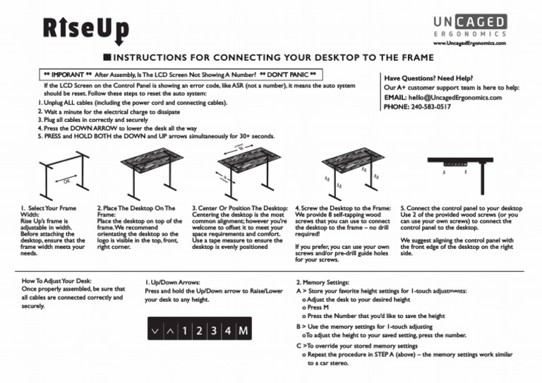 RiseUp-DesktopInstallation ResetProcedure | PDF | Desktop Computer | Electrical Engineering