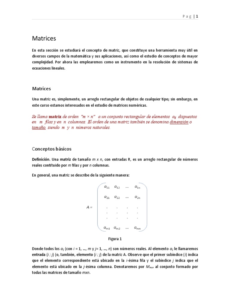 Sesion 06 Matrices | PDF | Matriz (Matemáticas) | Álgebra