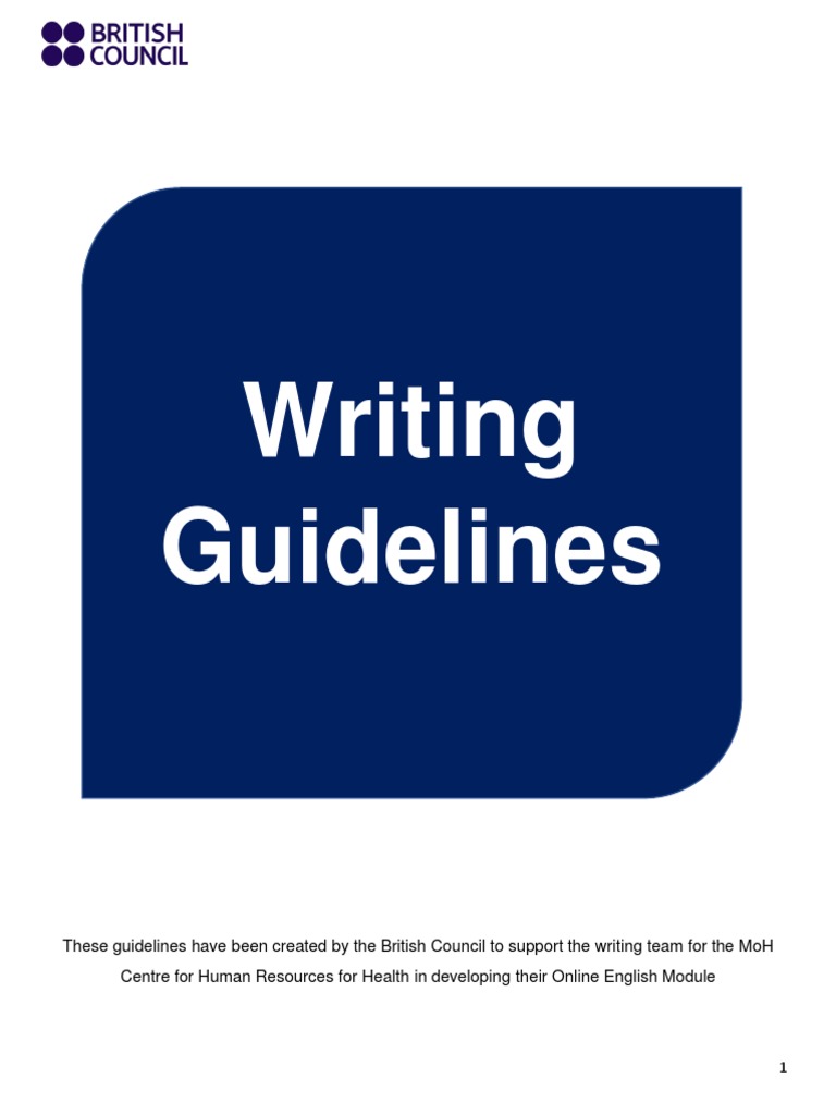 Writers Guidelines | PDF | Stress (Linguistics) | Learning