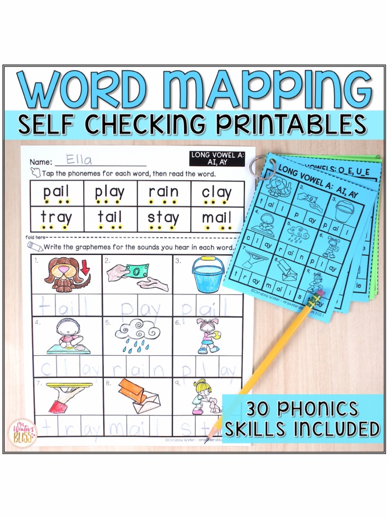 Yearlong Word Mapping Worksheets | PDF