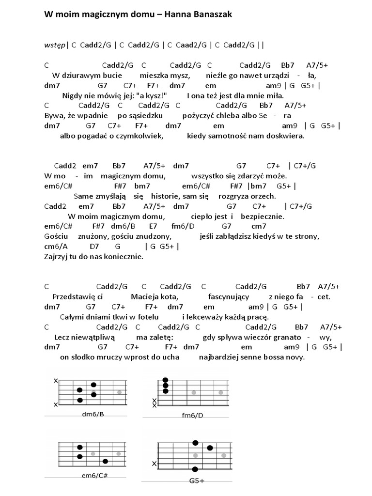 W Moim Magicznym Domu | PDF