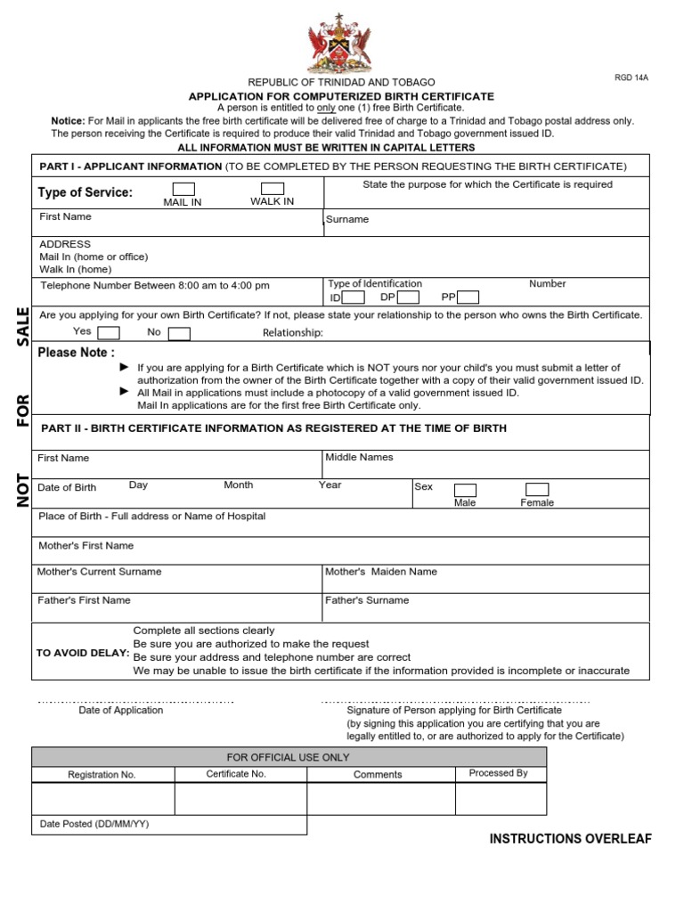 Birth Cert App | PDF | Birth Certificate | Mail