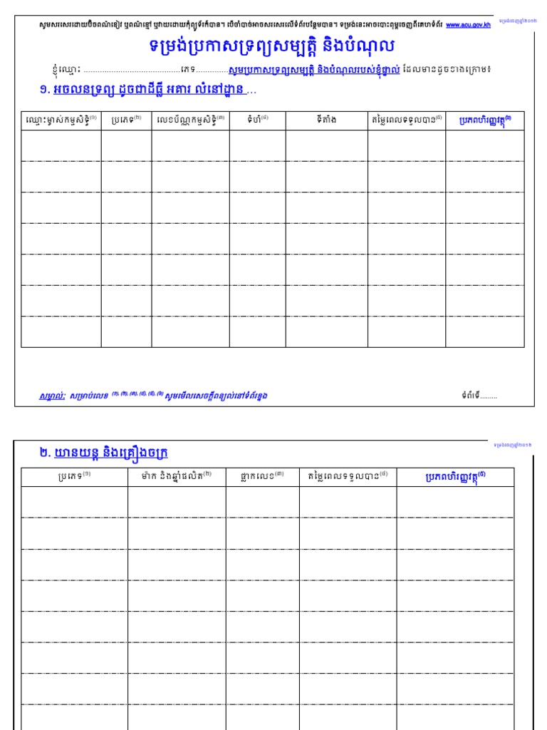 WWW Acu Gov KH | PDF