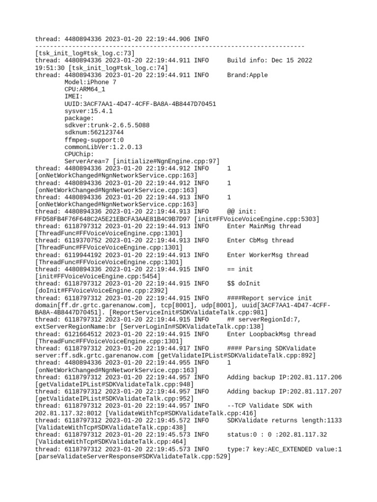 FFRTC Log | Download Free PDF | Network Protocols | Internet