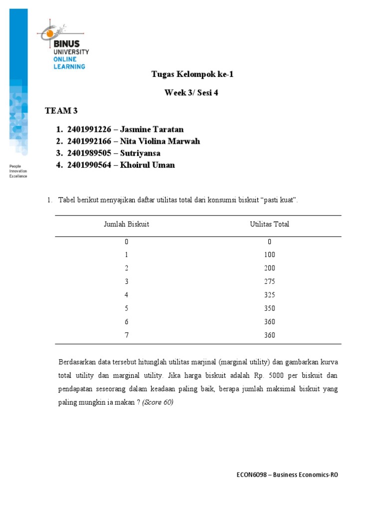 2022 Econ6098 Tsea TK1-W3-S4-R0 Team3 | PDF
