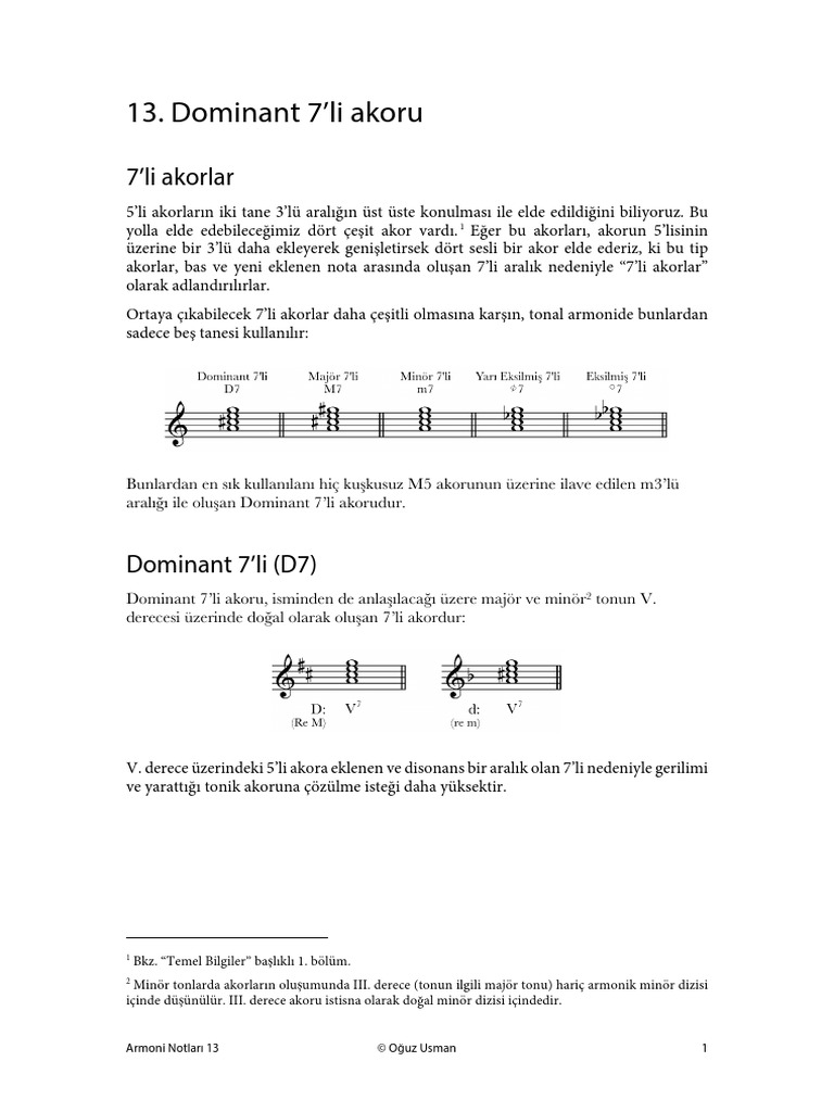 Dominant 7 Li Akoru | PDF