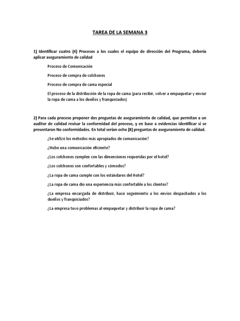 Tarea de La Semana 3 | PDF